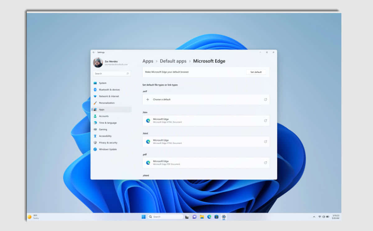 Windows 11 facilitera la modification des applications par défaut ...